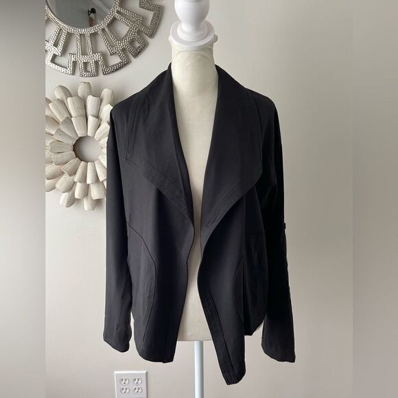 Max Studio | Jackets & Coats | Nwt Max Studio Black Open Front ...